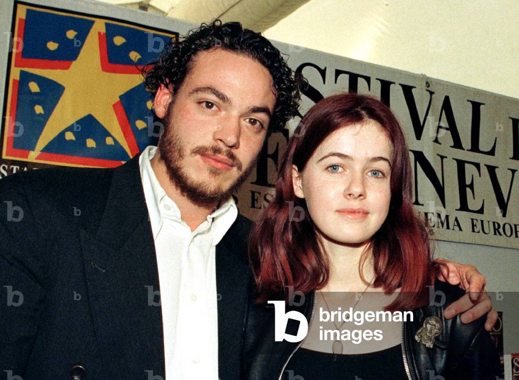 Image of Dutch actor Fedja van Huet (L) and French actress Julie