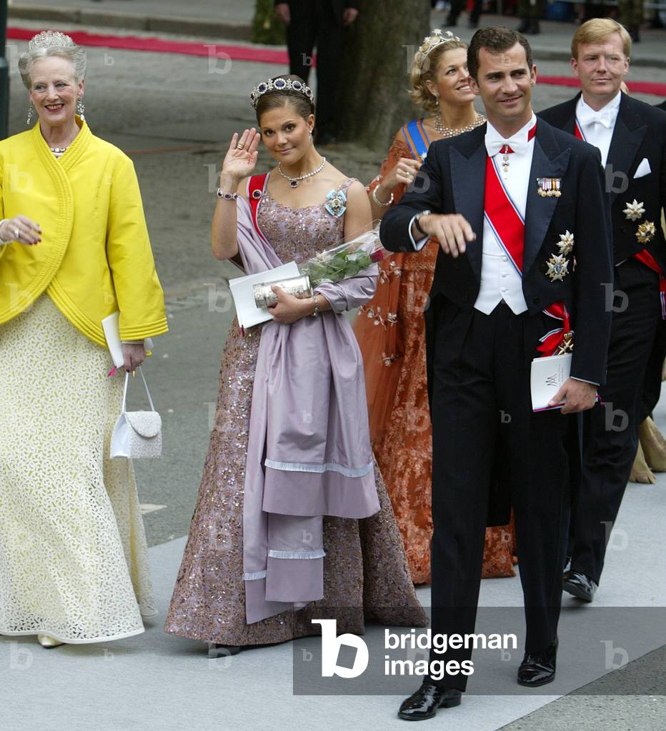 Image of DANISH QUEEN MARGRETHE SWEDISH CROWN PRINCESS VICTORIA SPANISH ...