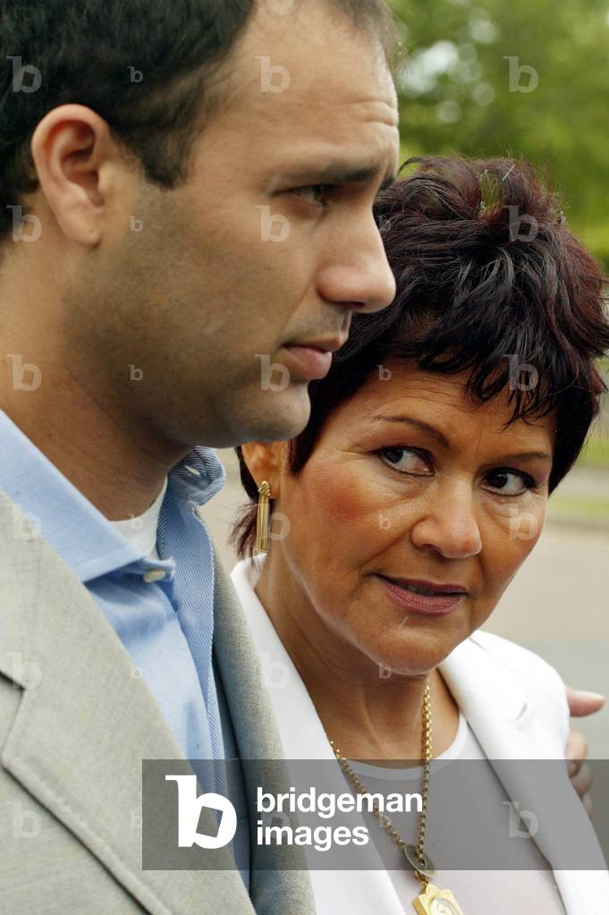 Image of RAIMUNDA ROTHEN AND HER SON MICHAEL BIGGS SPEAKS AFTER MARRYING