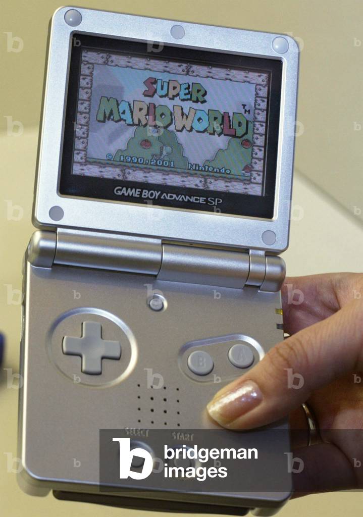 Image of NINTENDO'S NEW PREMIUM MODEL OF GAME BOY ADVANCE IS SHOWN