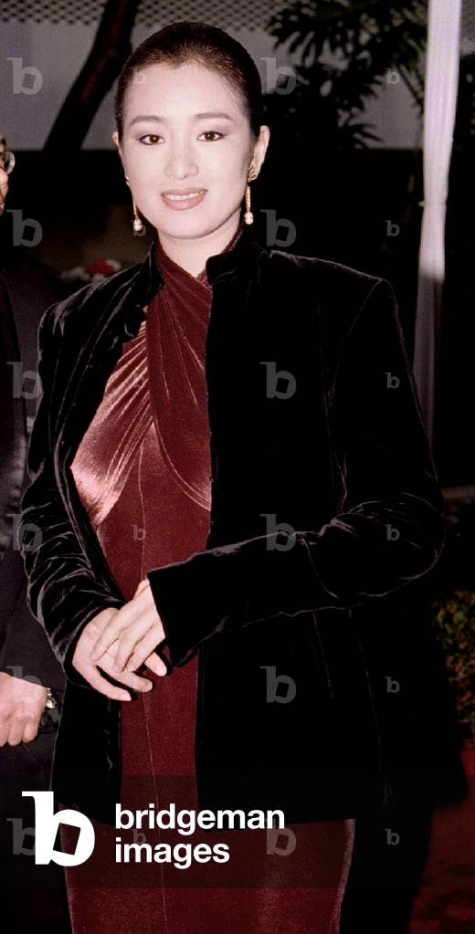 Image of Actress Gong Li, who stars in the film "Shanghai Triad,"