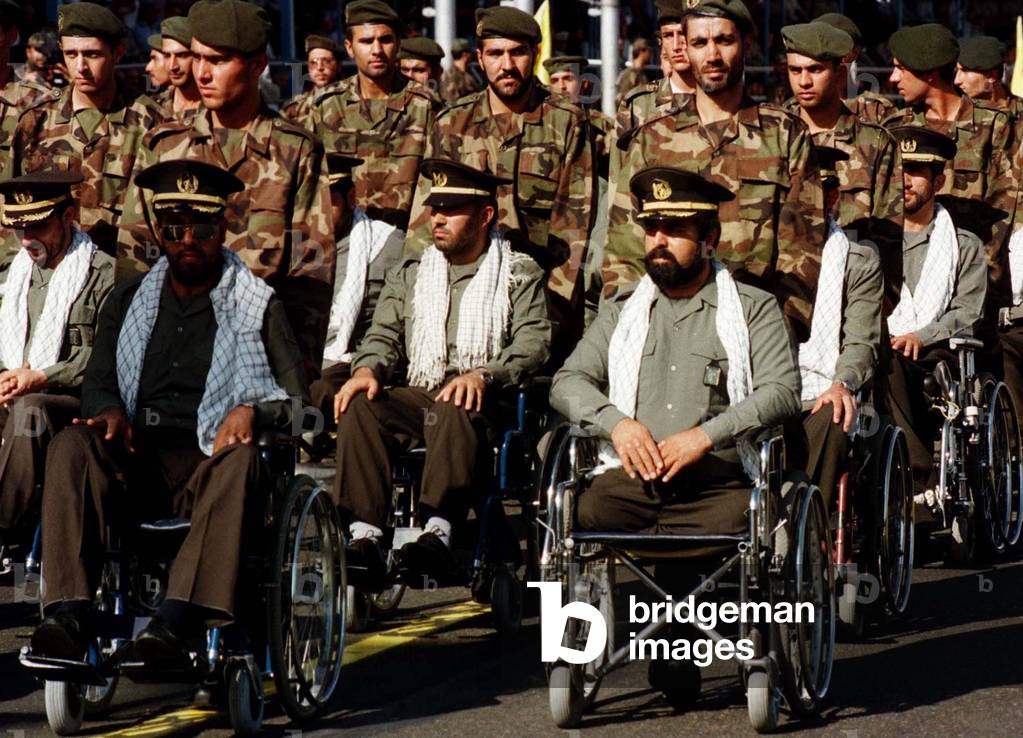 Image of IRANIAN WAR-INVALIDS DURING A PARADE IN TEHRAN, 1998-09-25 (photo)
