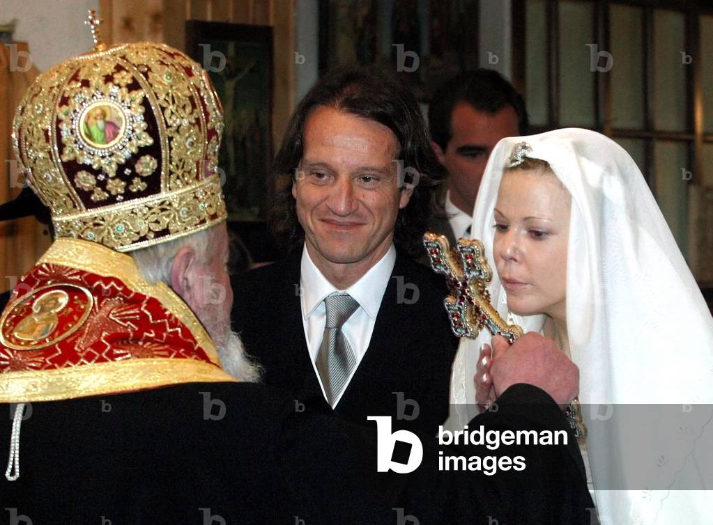 Image of Princess Kalina (R) of Bulgaria and her husband Spanish explorer