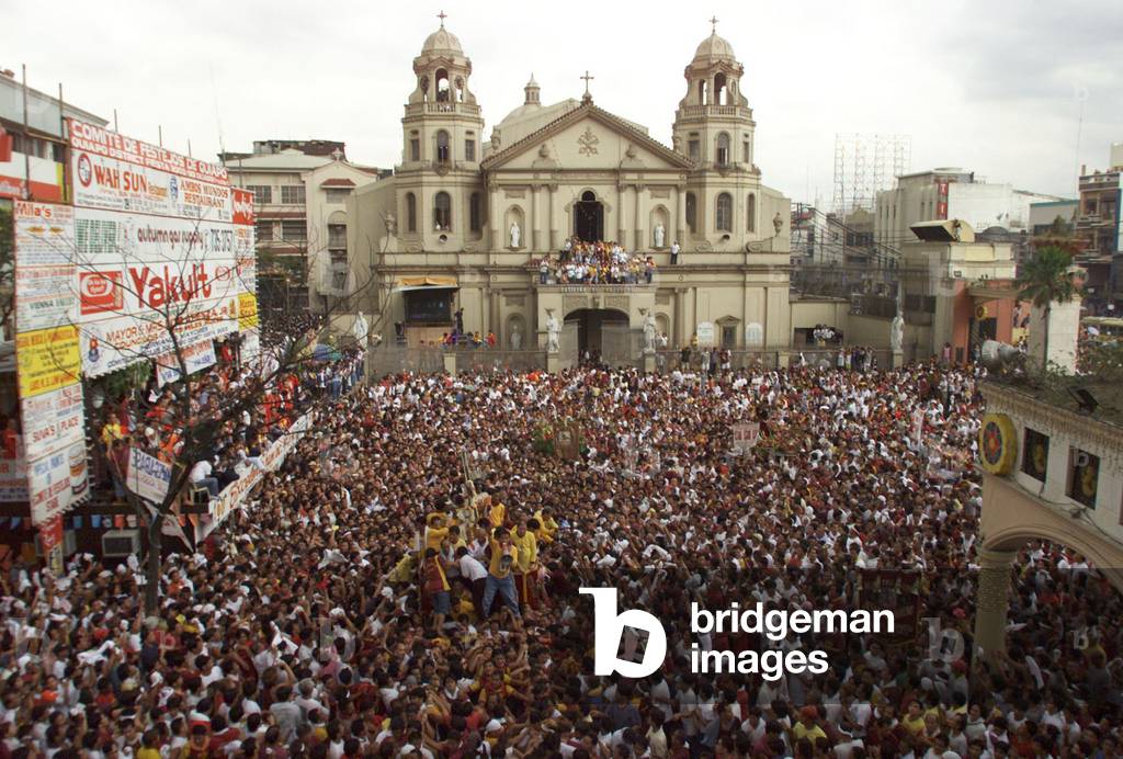 Image of THOUSANDS OF FILIPINO DEVOTEES ATTEND THE ANNUAL PROCESSION OF ...
