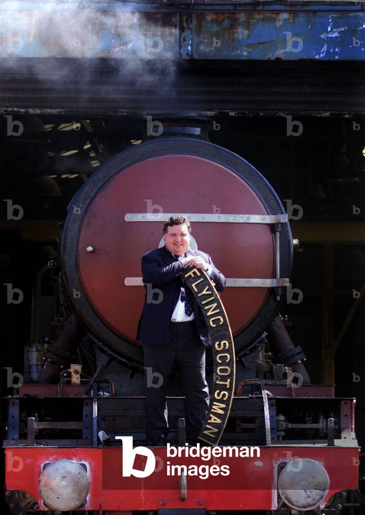 Image of Tony Marchington, owner of the legendary steam locomotive The ...