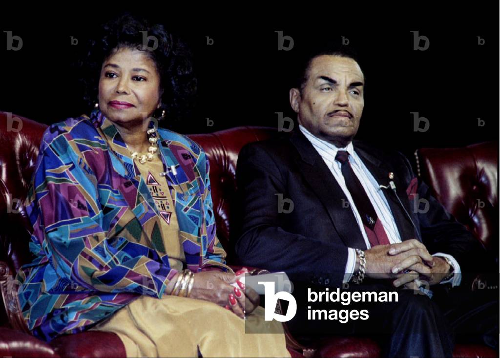 Michael Jackson With His Parents