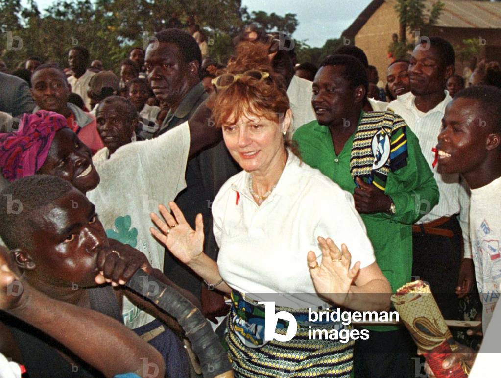 Image of US actress and Unicef's Goodwill Ambassador Susan Sarandon ...