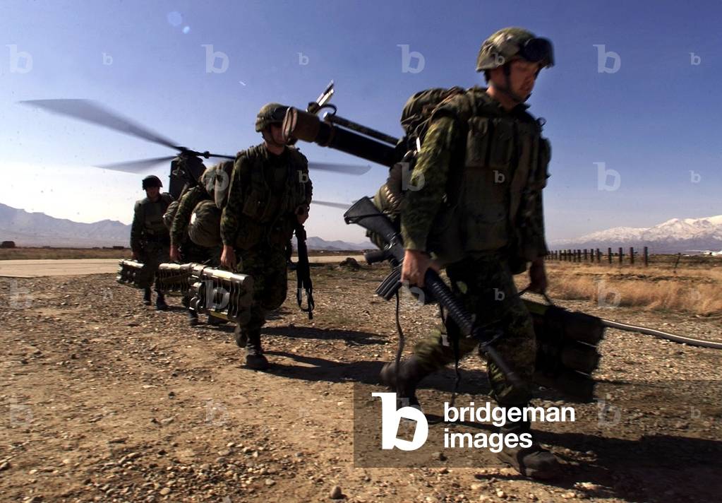 Image of Canadian soldiers of the 3rd Battalion in the Princess Patricia's
