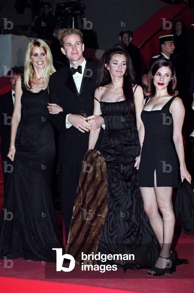 Image of From L-R: German top model Claudia Schiffer, American actor ...
