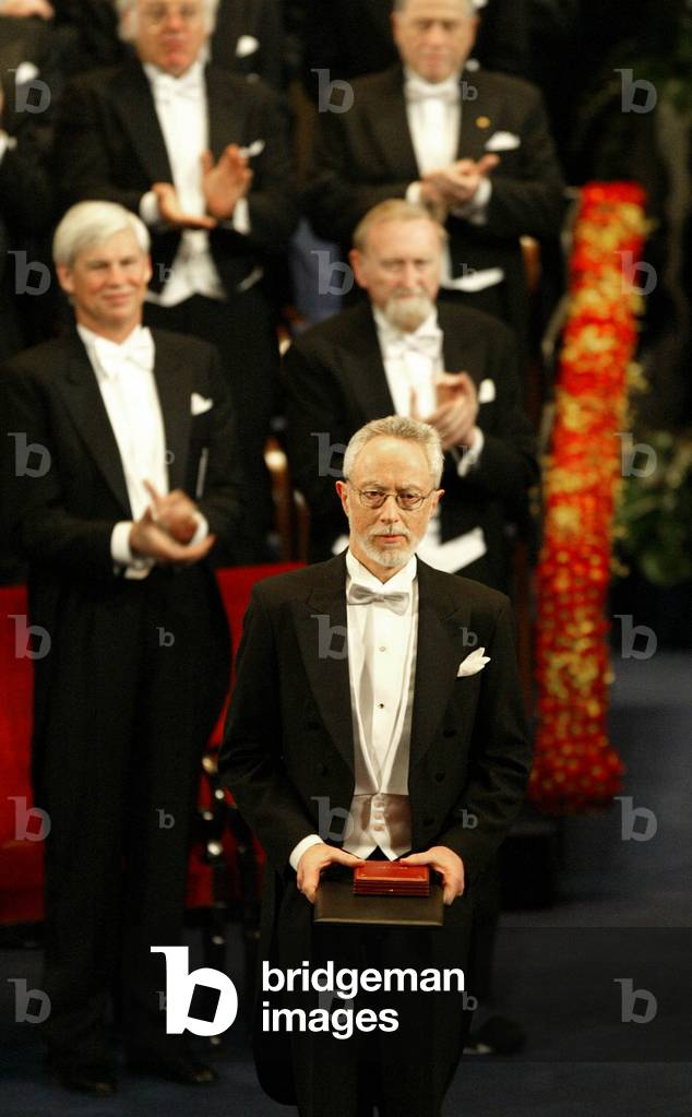 Image of SOUTH AFRICAN WRITER JOHN MAXWELL COETZEE HOLDS THE NOBEL PRIZE