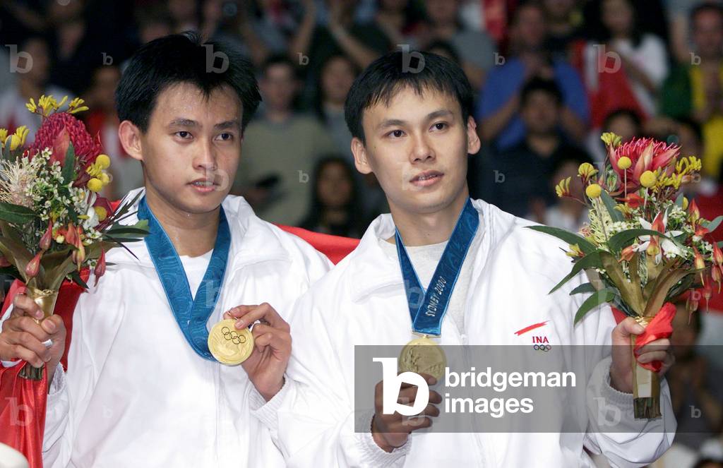 Image of INDONESIANS GUNAWAN AND WIJAYA SHOW GOLD MEDALS IN BADMINTON DOUBLES,