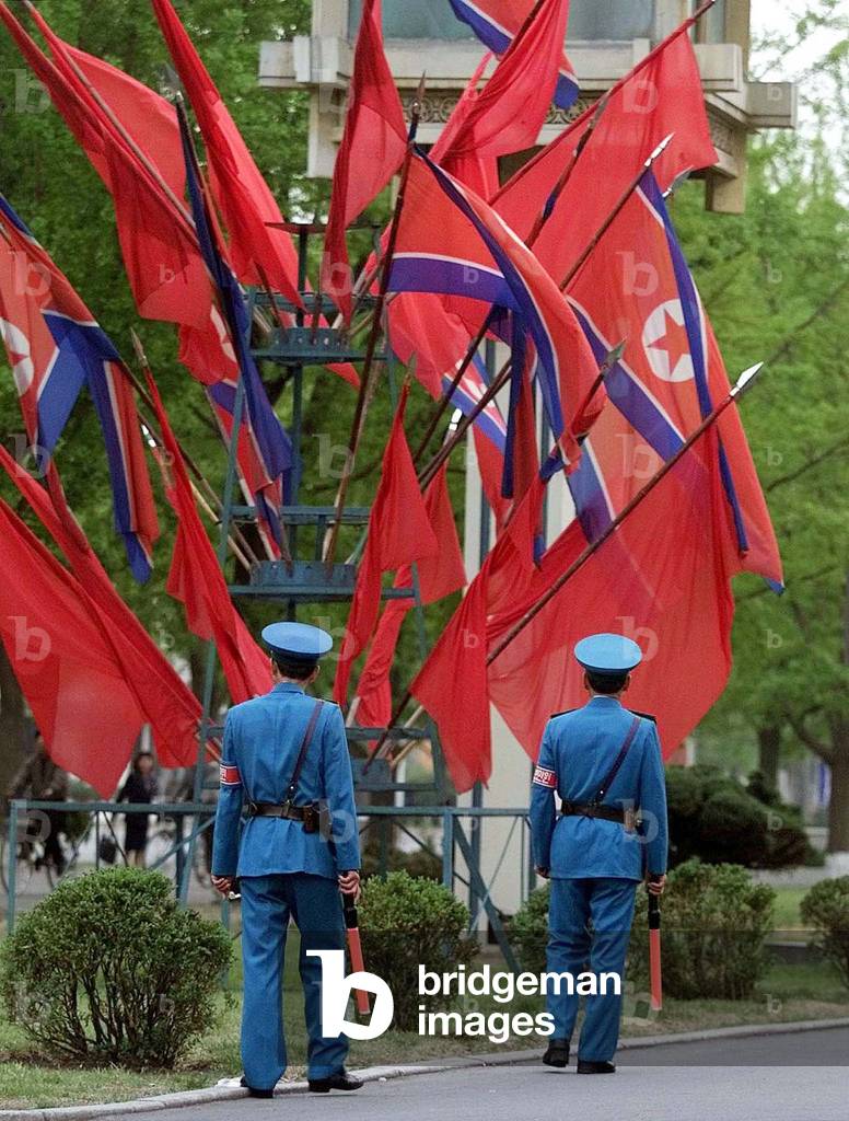 Image of TRAFFIC POLICE PATROL IN PYONGYANG, 2001-05-02 (photo)