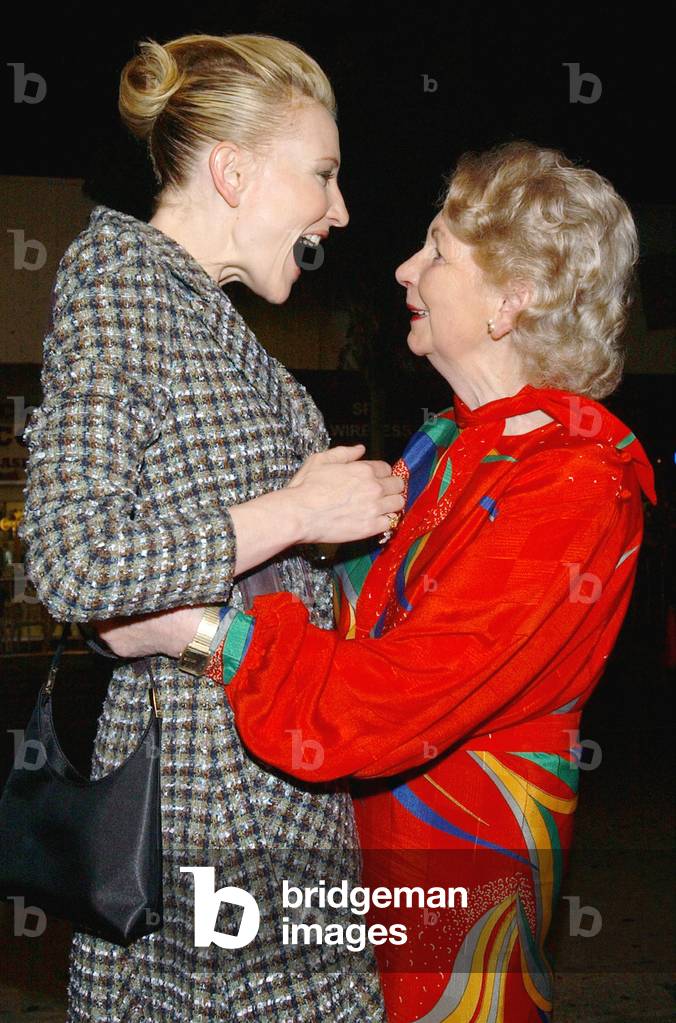 Image of Australian actress Cate Blanchett (L), who portrays Irish ...