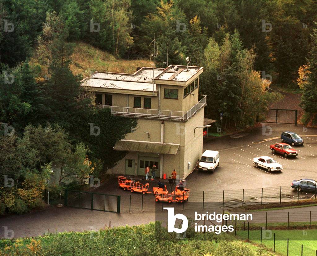 Image of ENTRANCE OF THE FORMER GOVERNMENT BUNKER IN MARIENTHAL, 1998 ...