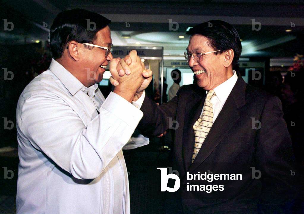 Image of PRESIDENTIAL CANDIDATES JUAN PONCE ENRILE AND RAUL ROCO ARM ...