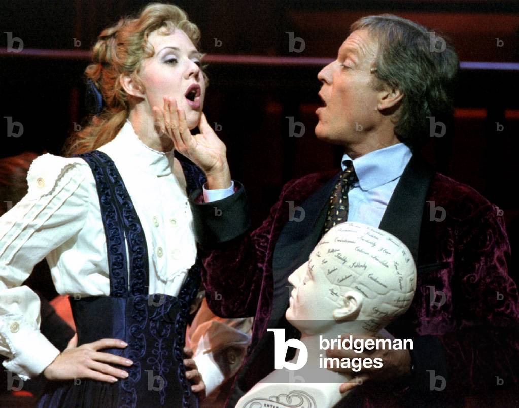 Image of US actor Richard Chamberlain (R) as Higgins and US actress