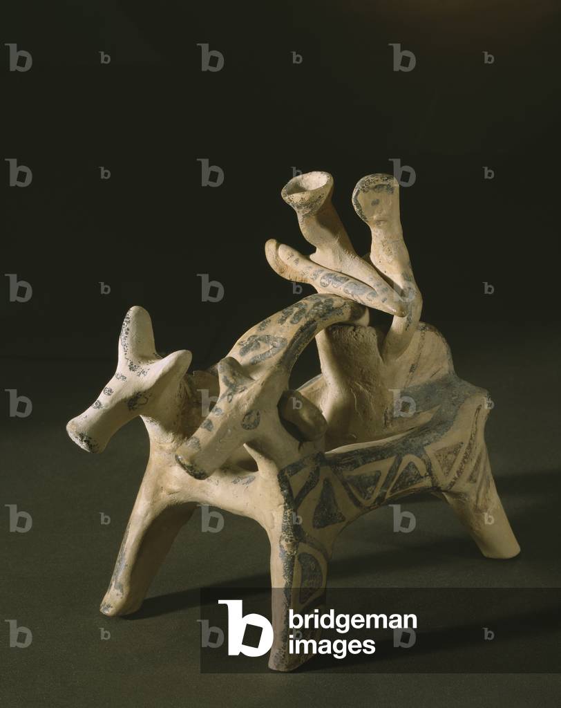 Image of Chariot, from the tomb of Marcopoulo, Attica, Late Heraldic ...