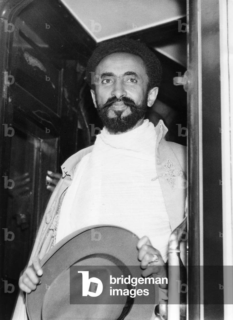 Image of Emperor Haile Selassie I of Ethiopia photographed in the ...