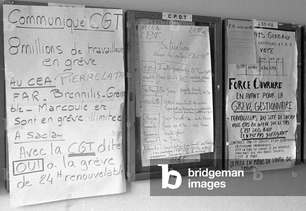 Image of Social movements of May 68: Posters of the CGT, the