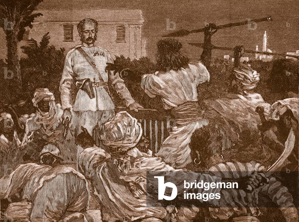 Image of Gordon's Last Stand, illustration from 'Cassell's Illustrated ...