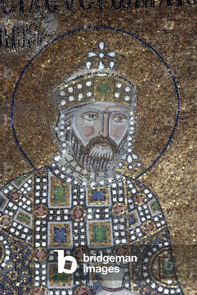 Image of Constantine IX Monomachus in Hagia Sophia (mosaic) by ...