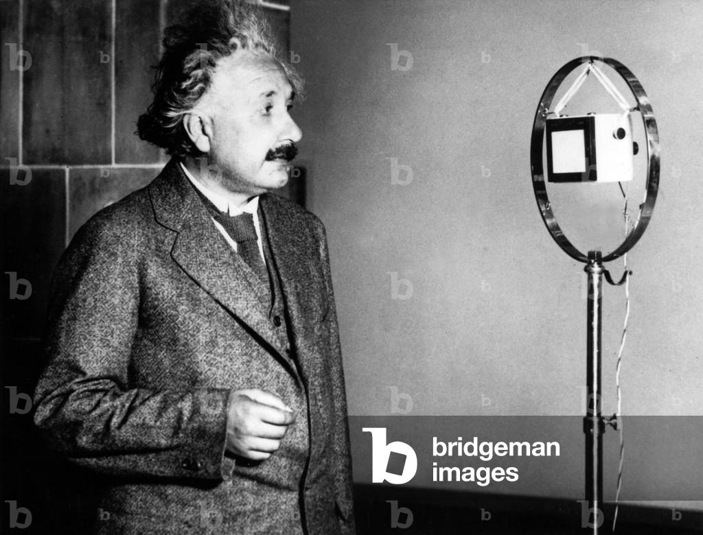 Image of Albert Einstein, 1929 (b/w photo)
