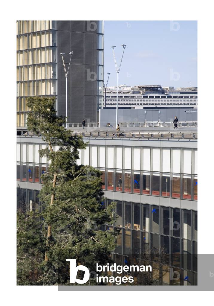 Image of The Bibliotheque nationale de France Francois MitterRand in ...