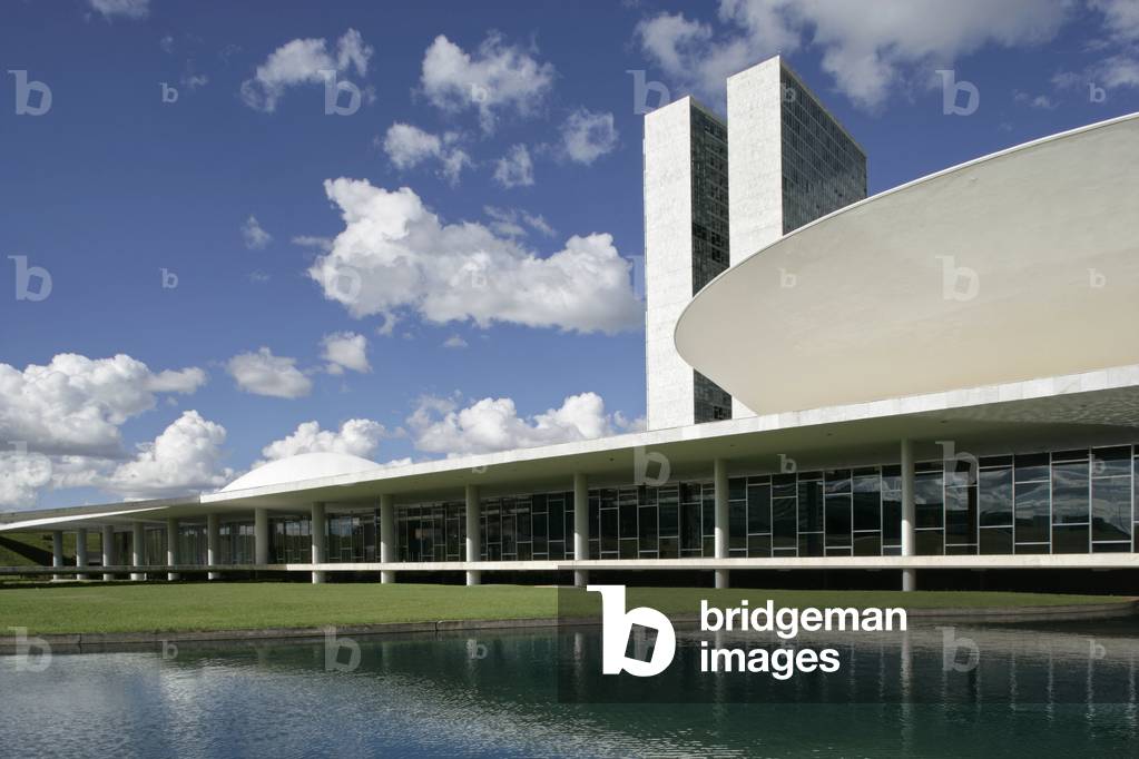Image of The National Assembly, House of Deputes in Brasilia (Brazil ...
