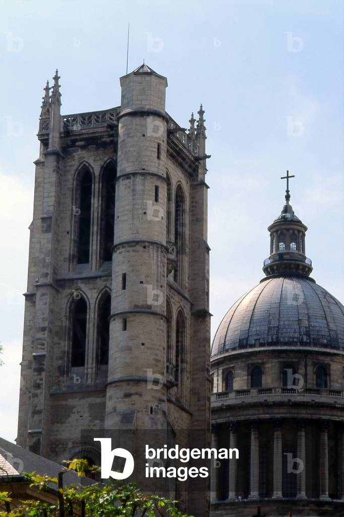 Image of The Clovis tower of the Lycee Henri IV with the