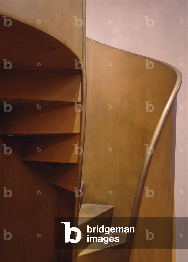 Image of Escalier au Centre d'Antroposophie de Paris, Paris 6 ...