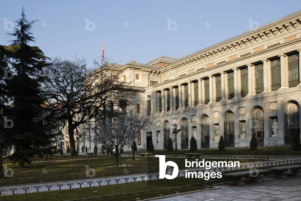 Image of The Prado Museum (Paseo del Prado) in Madrid (Spain ...
