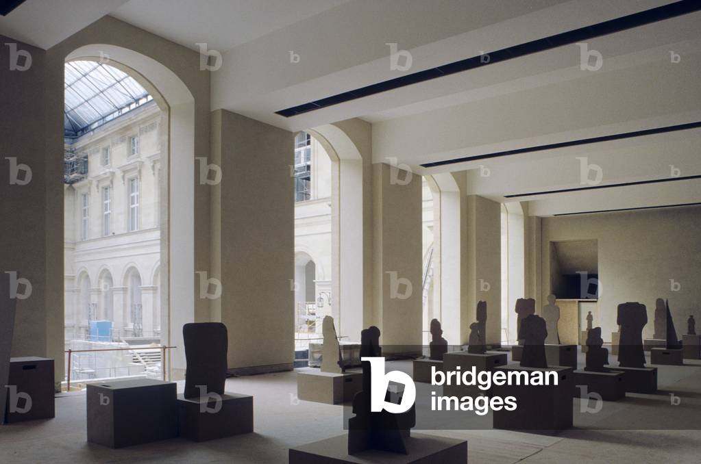 Image of Le chantier du Grand Louvre, Musee du Louvre, Paris 75001. by ...