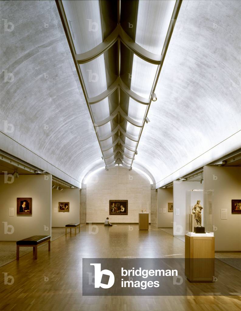 Image of Musee Kimbell (Kimbell Art Museum) in Forth Worth, Texas, USA.