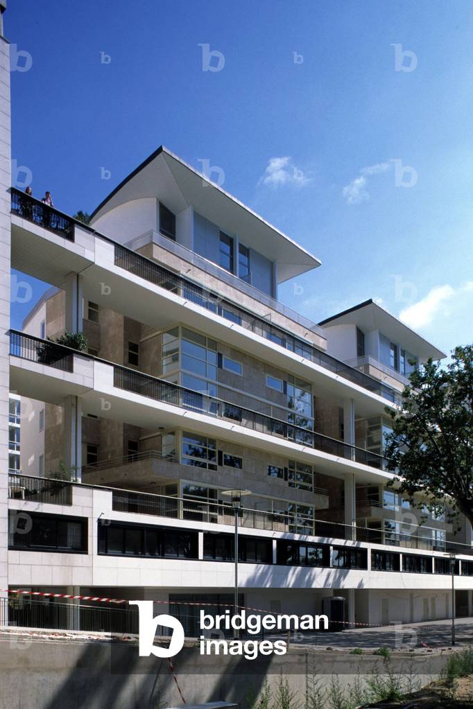 Image of Concert area in the Bercy district of Paris. Architect ...