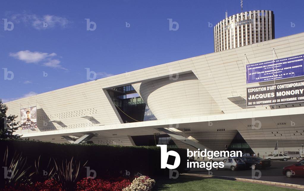 Image of The extension of the Palais des Congres (Paris congress hall ...