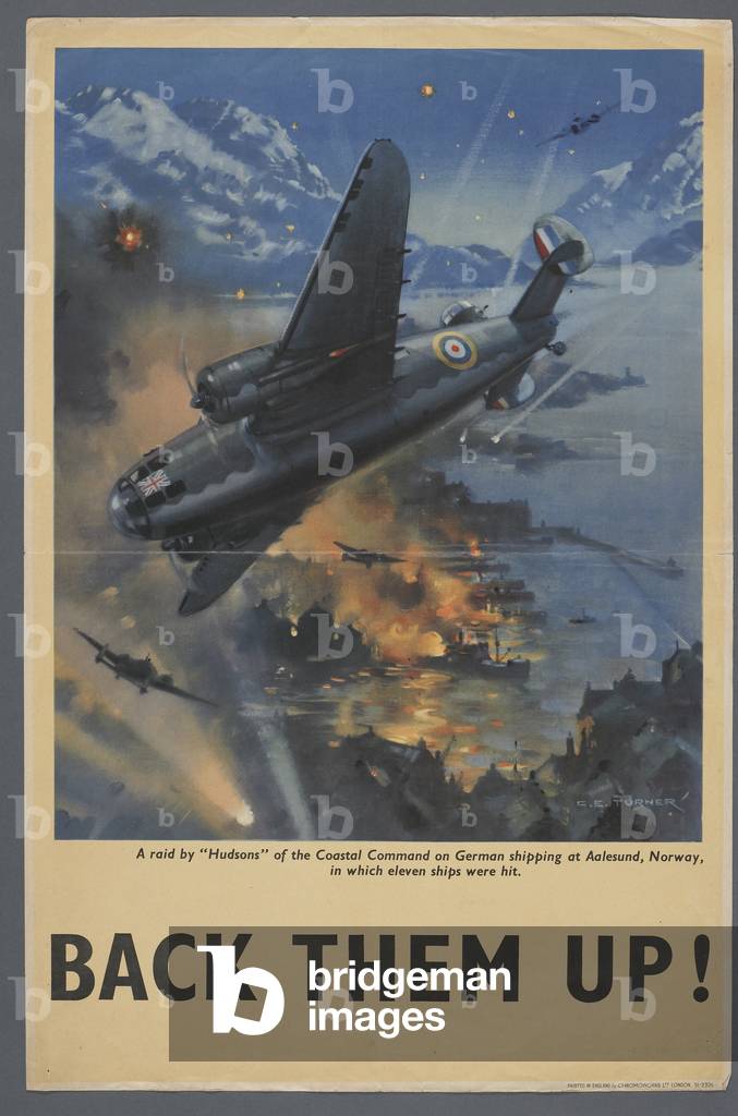 Image of 'Back Them Up!', 1941 (colour litho) by Turner, Charles ...