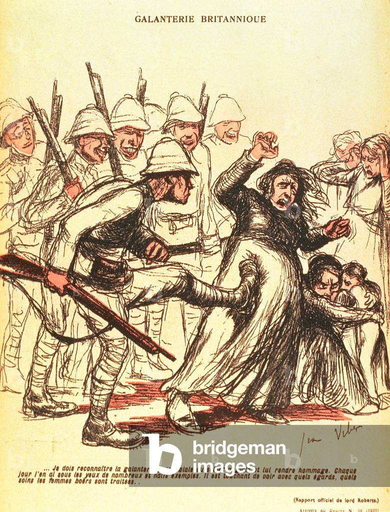 Image of 'British Gallantry', a French criticism of the evils of a by ...