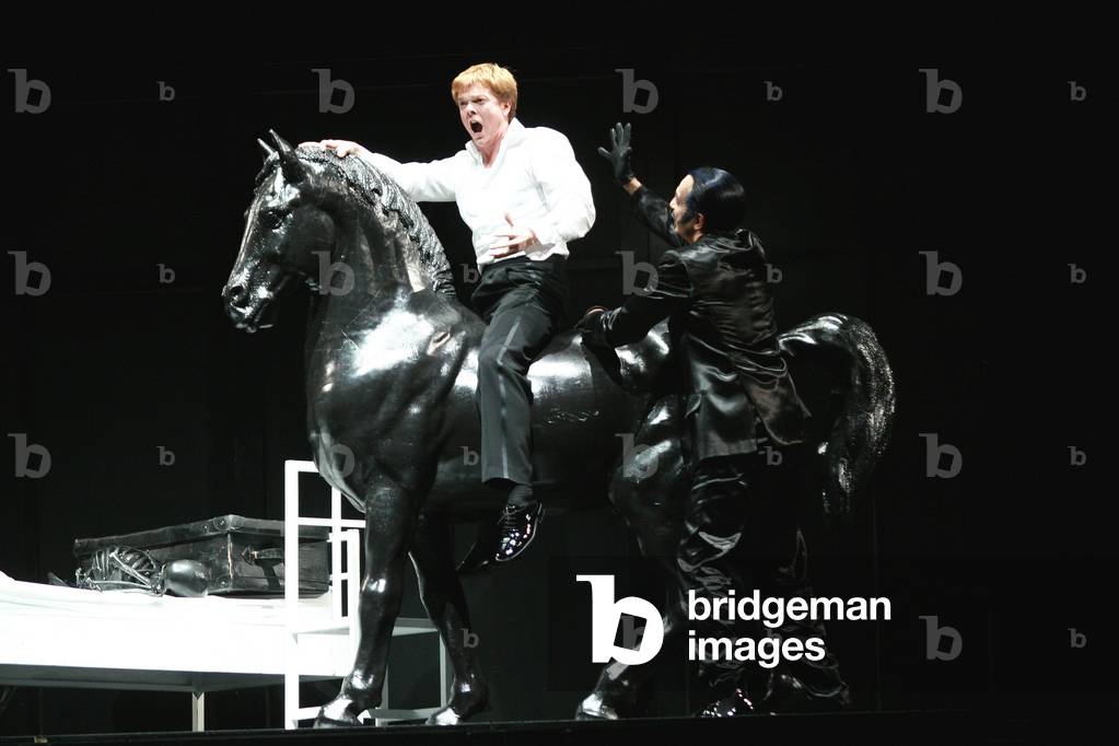 Image of Toby Spence (Tom Rakewell) and Laurent Naouri (Nick Shadow ...