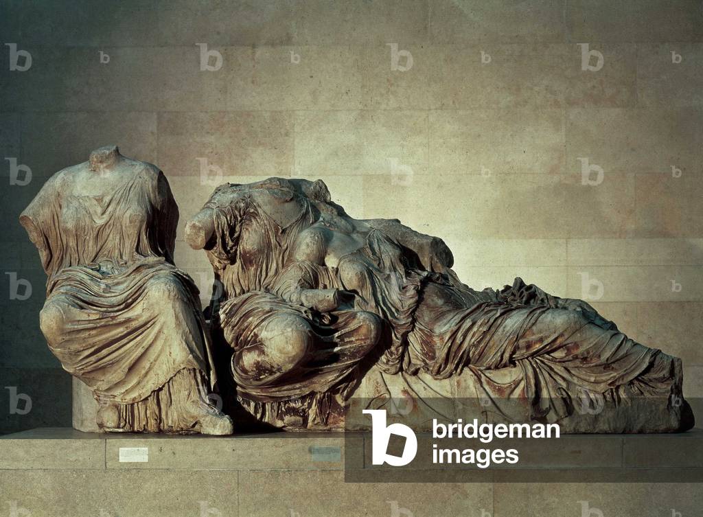 Image of Greek Art. 5th century BC Representation of the three Moires