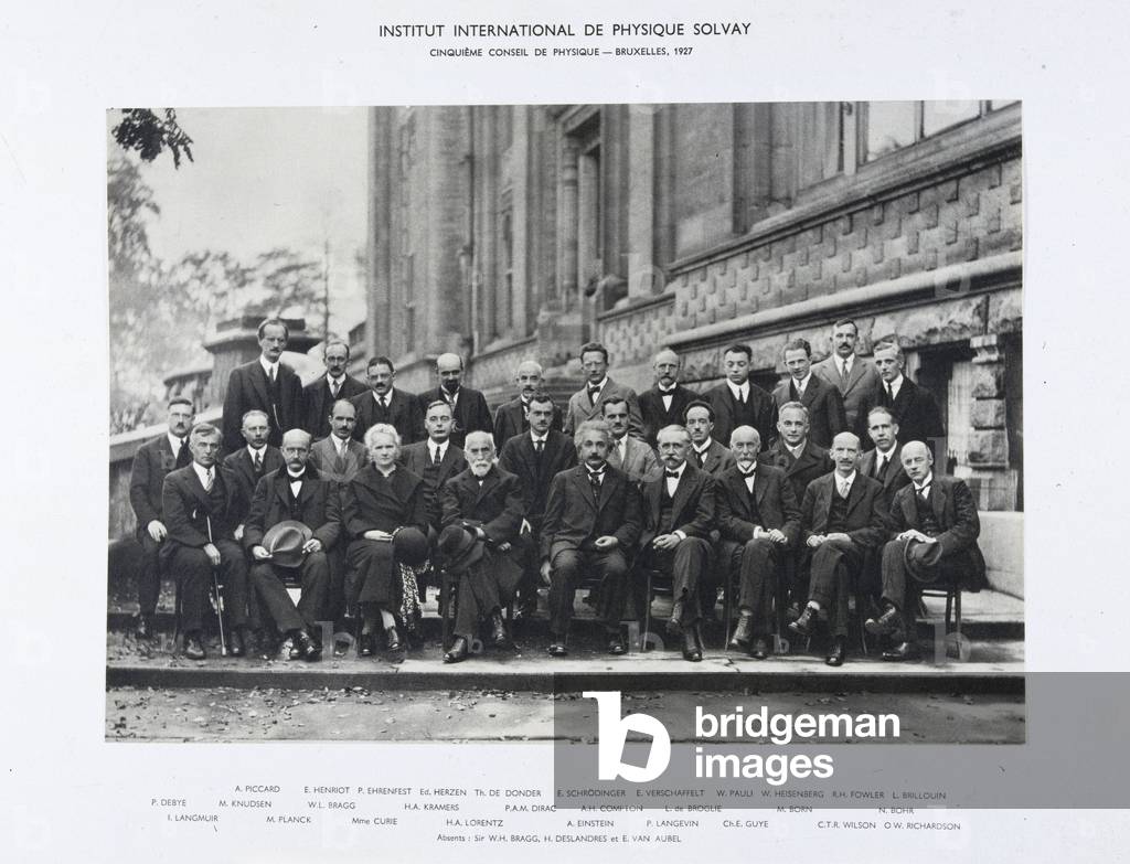 Image of Delegates attending the 5th Solvay Physics Conference ...