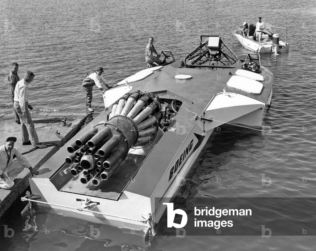Image of Seattle, Washington: c. 1961. The Aqua-Jet on Lake Washington ...