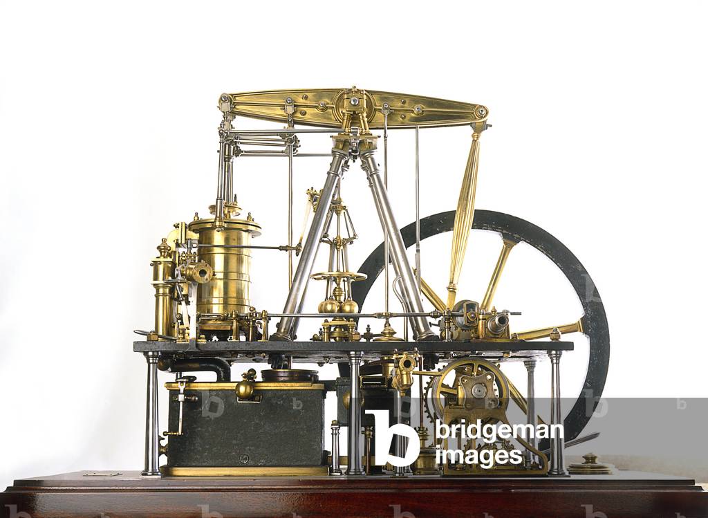 Image of Replica of James Watt's steam engine, 18th century-Photo by Dave