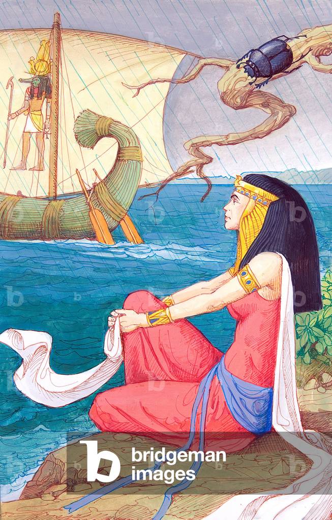 Image of The dream of Nefertari: Anubis's ship, the river Nile and