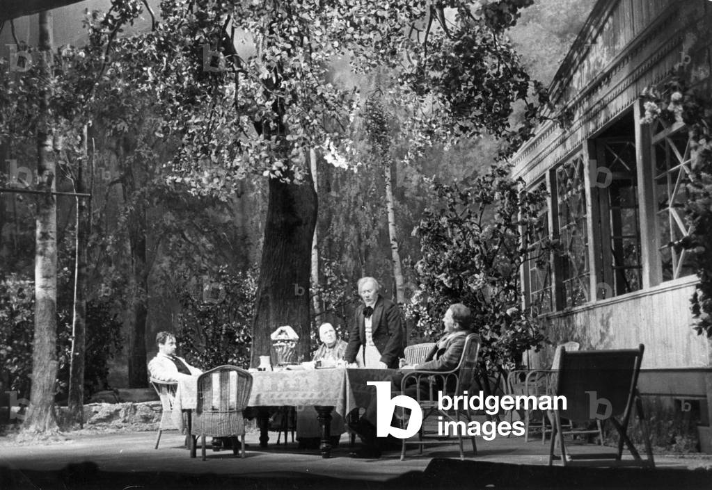 Image of Moscow Art Theater. A 50th anniversary performance of Anton ...
