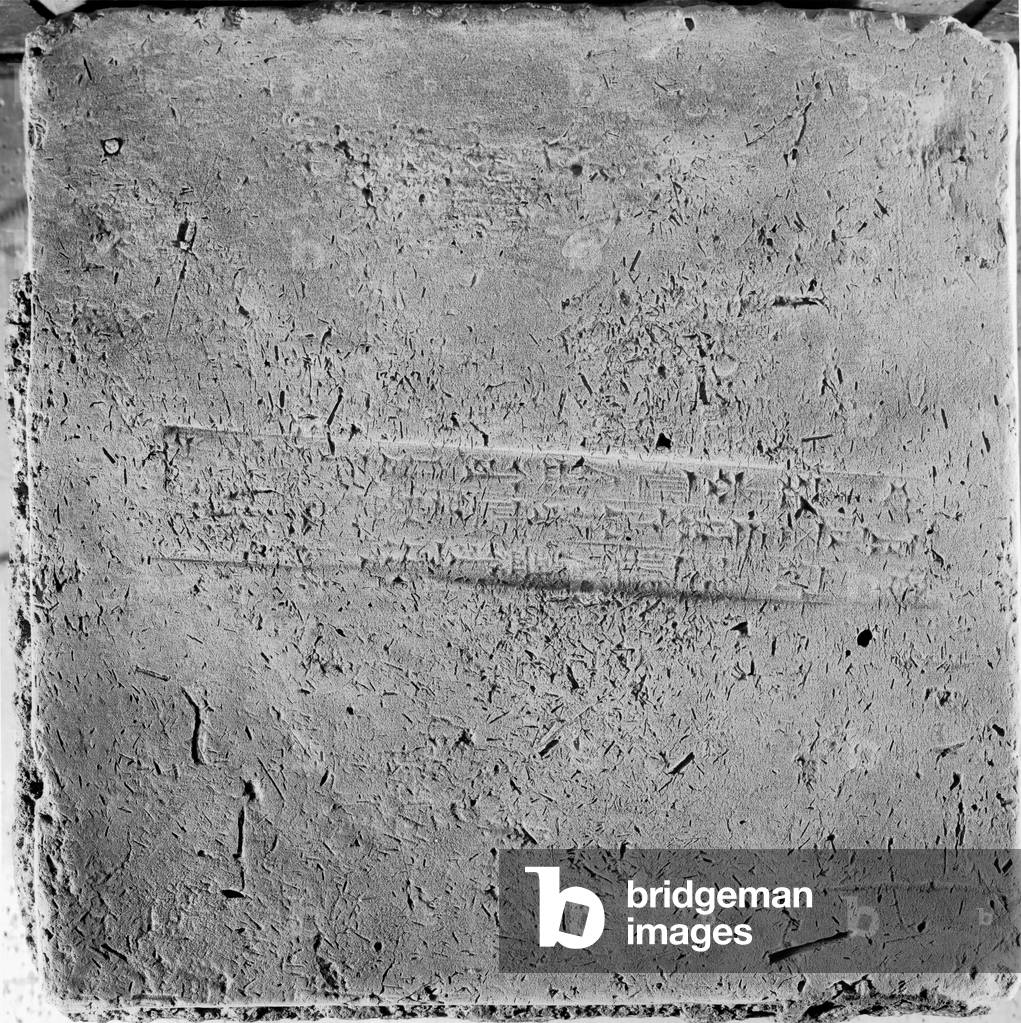 Image of ALCHEMY AND EARLY CHEMISTRY Cuneiform inscription on an ...