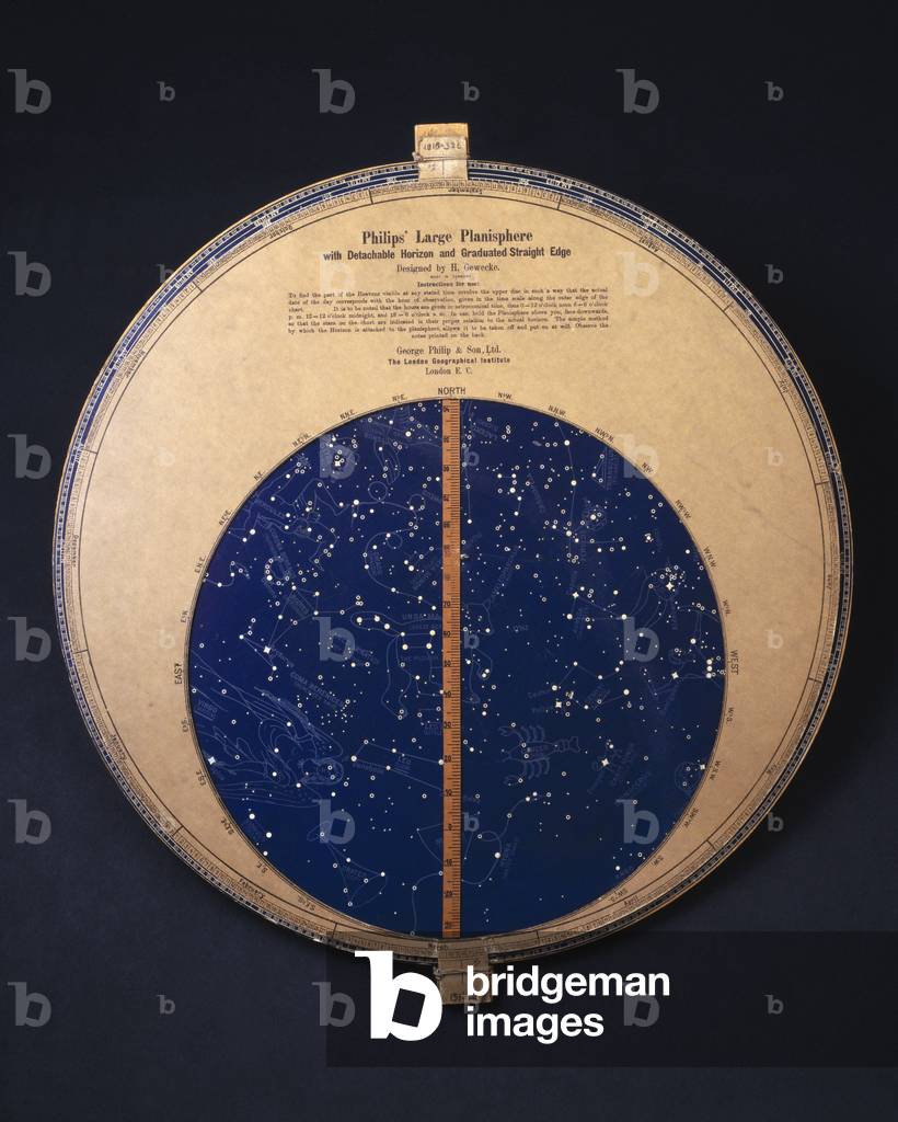 Image of Philips' large revolving planisphere, 1850-1886