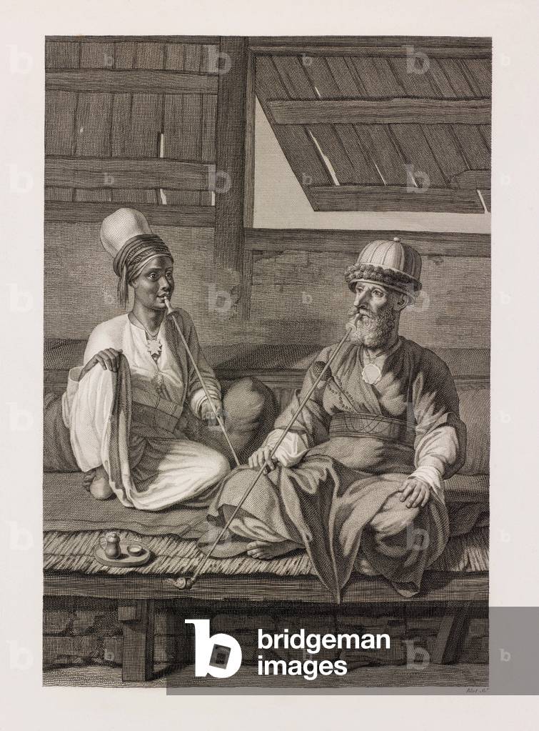 Image of Figures of Abyssinia and Constantinople