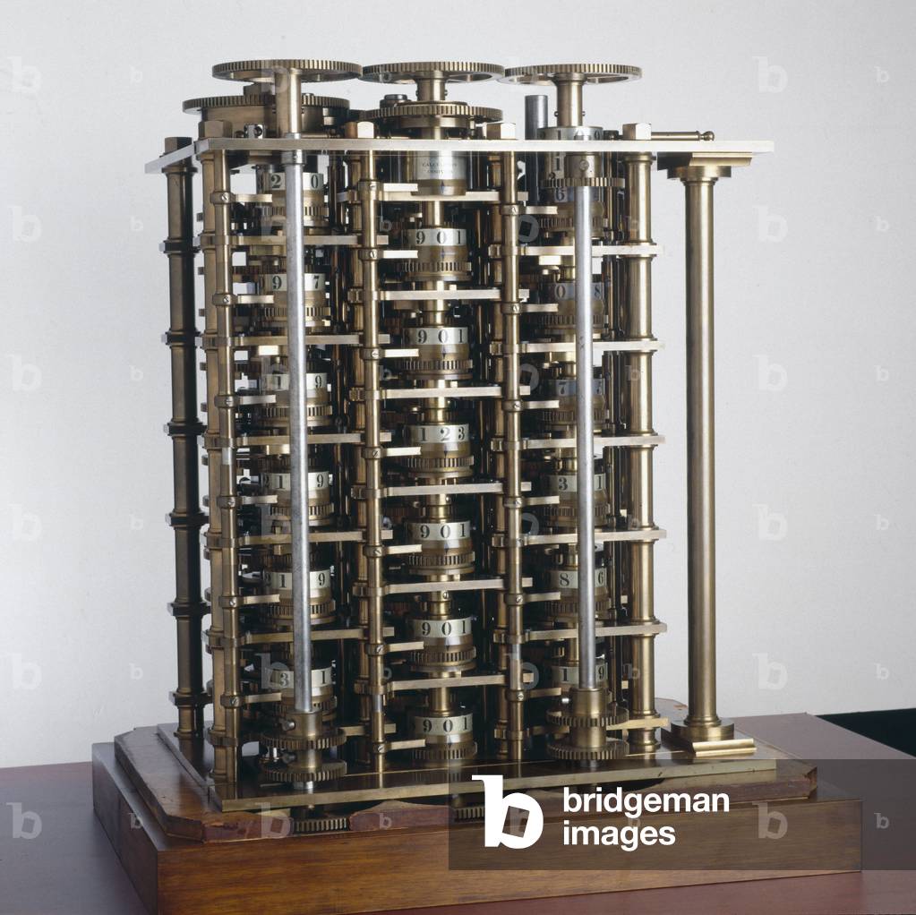 Image of Babbage Engines, Difference, Demonstration Demonstration model ...
