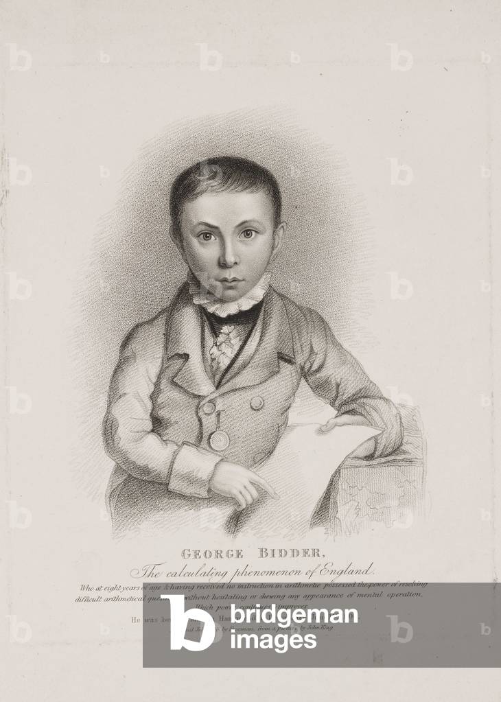 Image of George Parker Bidder, mathematician, engineer and child ...