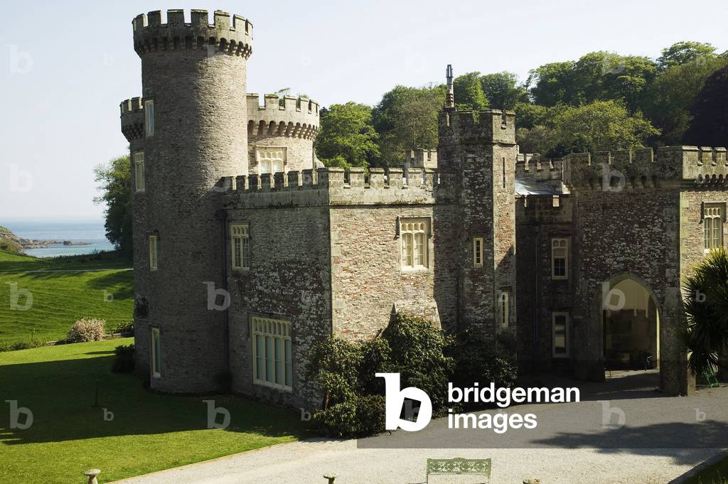 Image of Great Britain, England, Cornwall, St Austell, Caerhays Castle ...